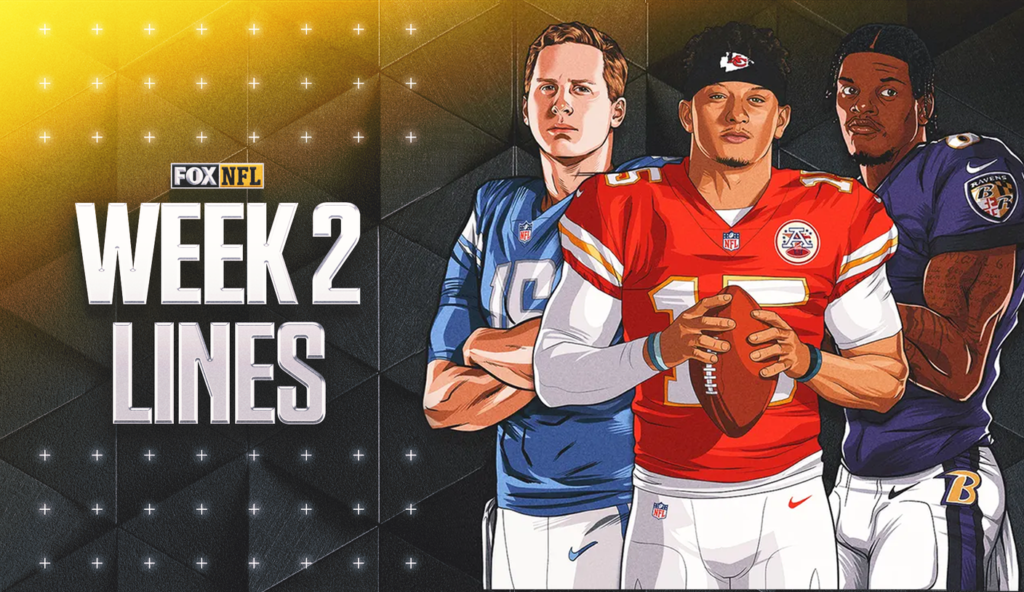 2024 NFL Week 2 Odds, Lines, Spreads For All 16 Games - Tabernacle Channel